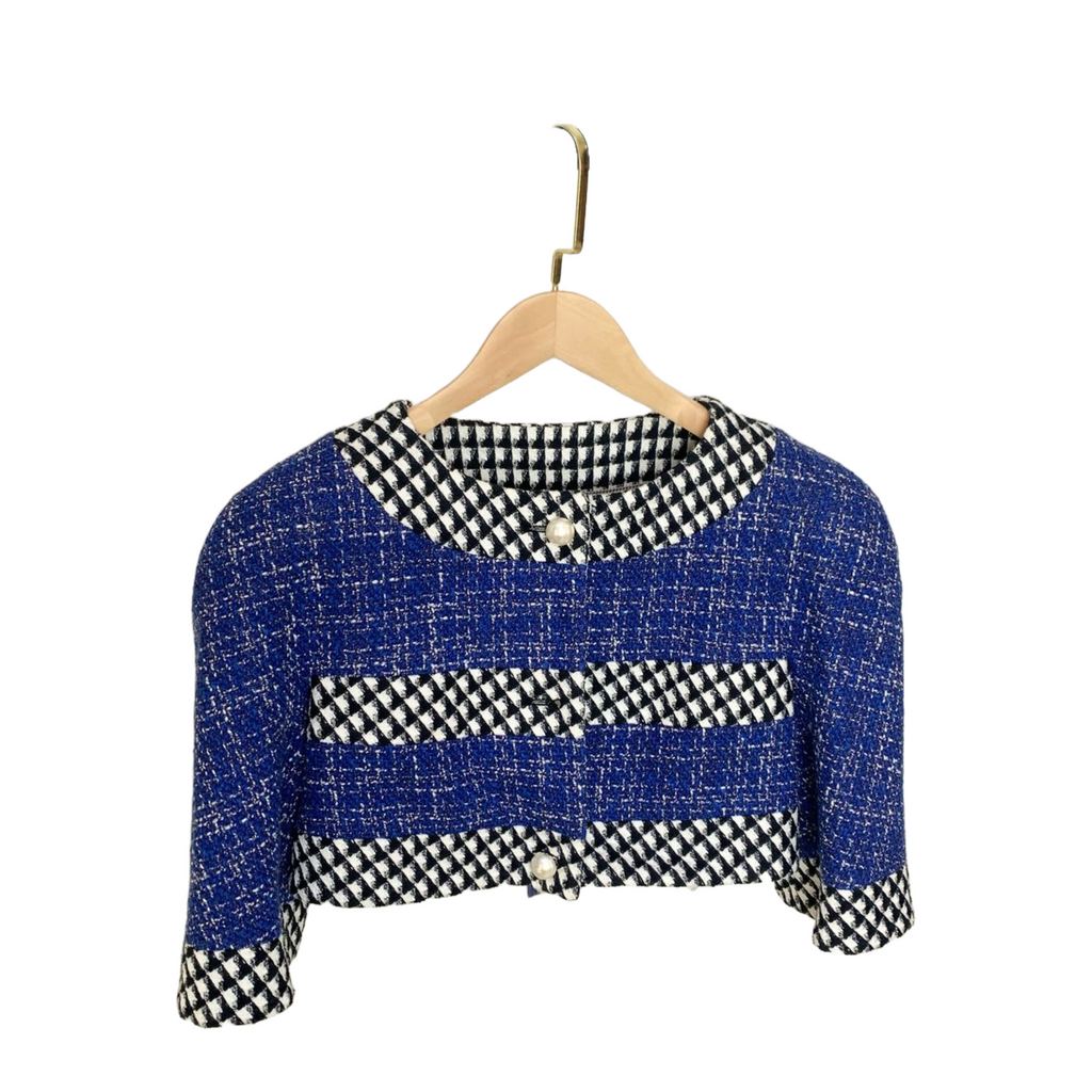 Hot Crop Tweed Runway Jacket – Glampot